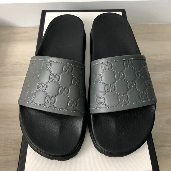 Gucci | Shoes | Brand New Limited Edition Gucci Leather Slides | Poshmark